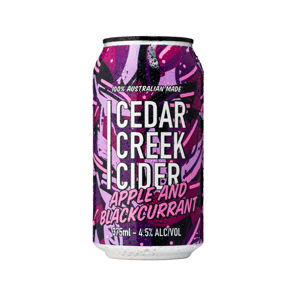 Apple and Black Currant Cider 4.5% – Cedar Creek Cider